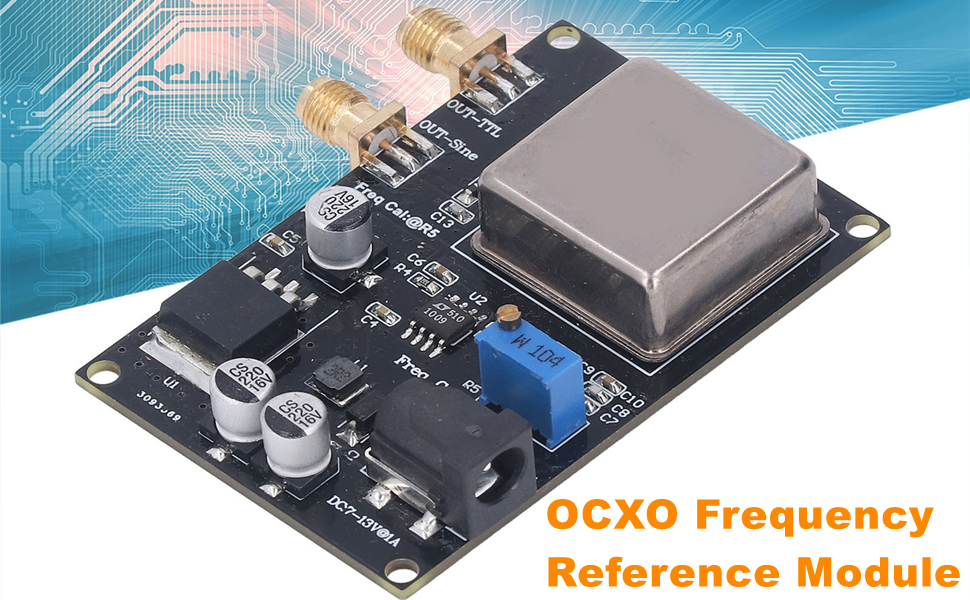 Kadimendium OCXO 10MHz Frequency Standard Reference Module Crystal Oscillator Constant ...