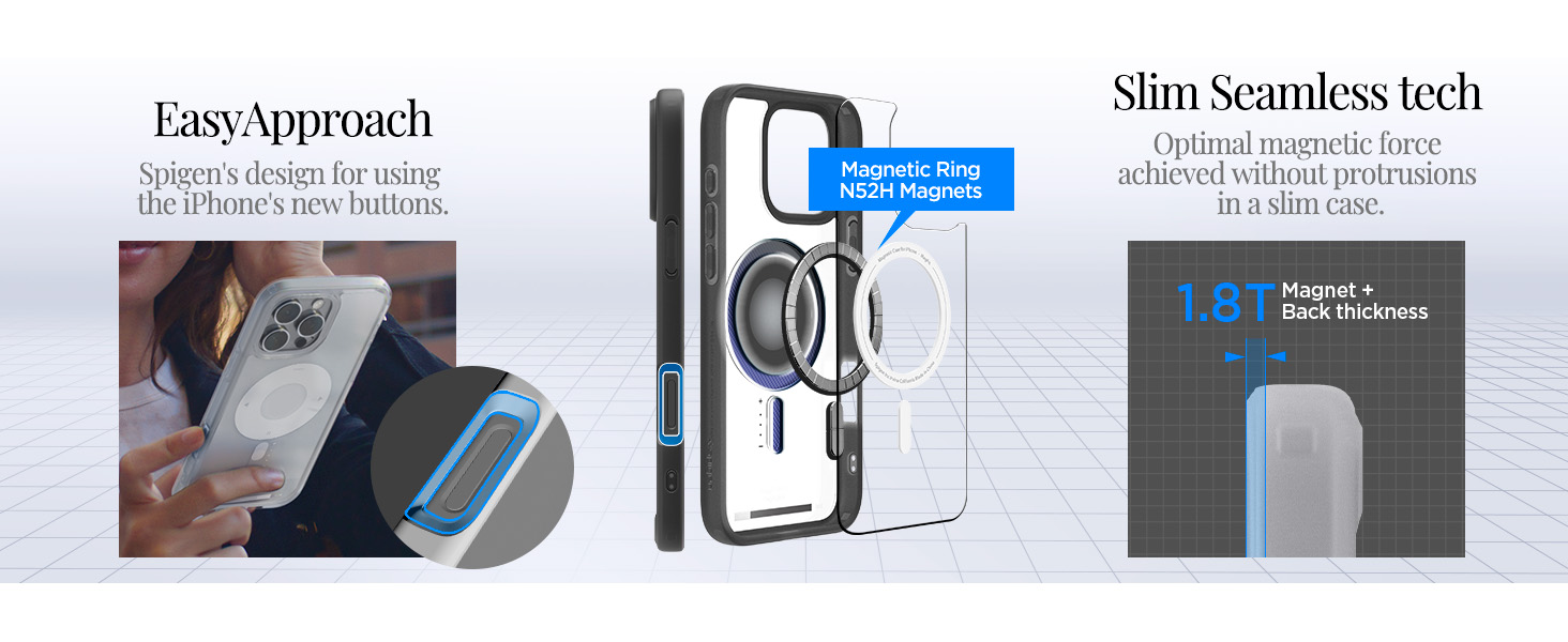 Amazon.com: Spigen Ultra Hybrid MagFit Direct Digital Printing Case for iPhone 16 Pro Max ...