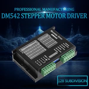 Amazon.com: Tofelf CNC Digital Microstep Driver DM542 - 2-Phase Digital Stepper Motor Controller ...