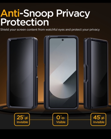Amazon.com: TONGATE for Z Fold 6 Case, [Anti Spy Privacy Screen Protector & Slide Camera Cover ...