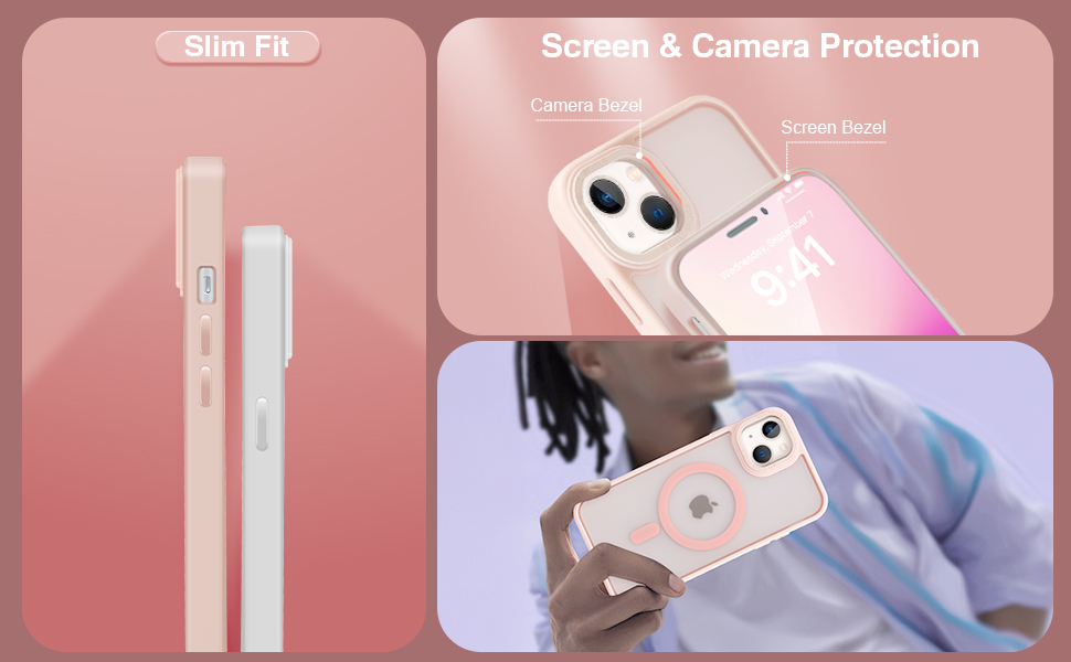 Amazon.com: QiYUNMR Case for iPhone 11, iPhone 11 Magnetic Case [Compatible with MagSafe] Slim ...