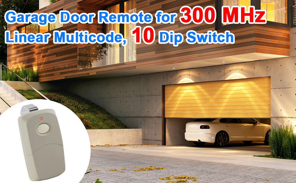 2 Replacement for Linear Multicode 3089 308911 MCS308911,300MHz 10 Dip ...