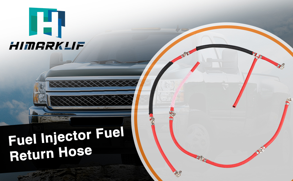 Amazon.com: HIMARKLIF Upgraded Diesel Fuel Injector Fuel Return Hose ...