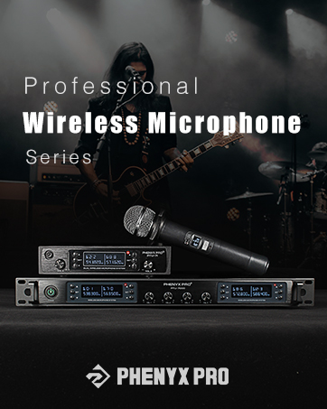 Amazon.com: Phenyx Pro Wireless Microphone System, 4-Channel UHF Wireless Mic, Fixed Frequency ...