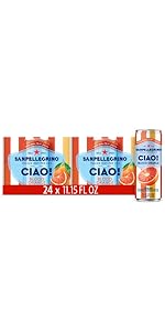 Amazon.com: Sanpellegrino CIAO Blood Orange Sparkling Water, Low-Calorie Italian Sparkling Water ...
