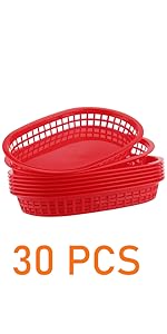 Amazon.com: HEIHAK 40 Pack 8.9x5.7x1.6 Inch Black Plastic Fast Food ...