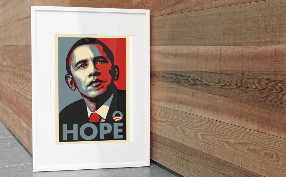 Amazon.com: Barack Obama Poster Hope American President Motivational ...