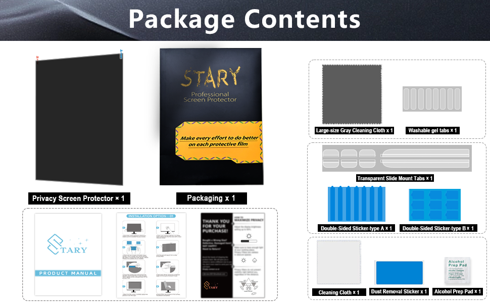 Amazon.com: Computer Privacy Screen 22 Inch Filter for 16:10 Widescreen ...