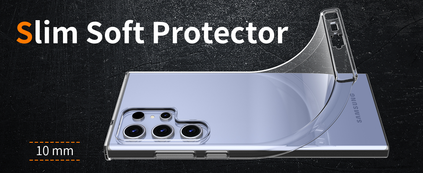 Amazon.com: bokoo Crystal Clear Compatible with Samsung Galaxy S24 Ultra Case.Soft Slim Fit ...