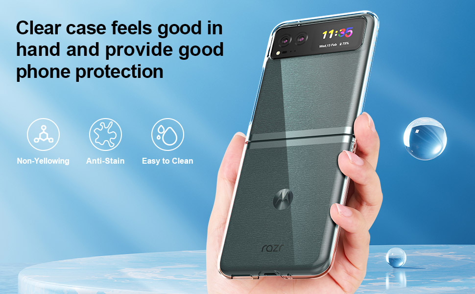 Amazon.com: Foluu Case for Motorola Razr 2023 [Not fit Razr Plus 2023], Moto Razr 2023 Phone ...