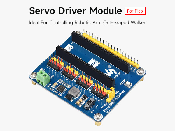 Mua Waveshare Servo Driver Module for Raspberry Pi Pico Ideal for Controlling Robotic Arm or ...