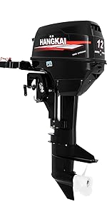 Amazon.com: COFECO Hangkai 12HP Outboard Motor, 2 Stroke 169CC Heavy Duty Fishing Boat Engine ...