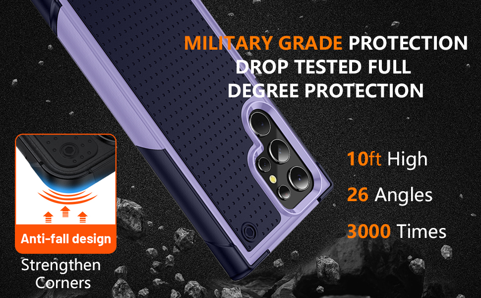 Amazon.com: TORRTOWAY Designed for Samsung Galaxy S22 Ultra Case Gift Militay Grade Drop ...