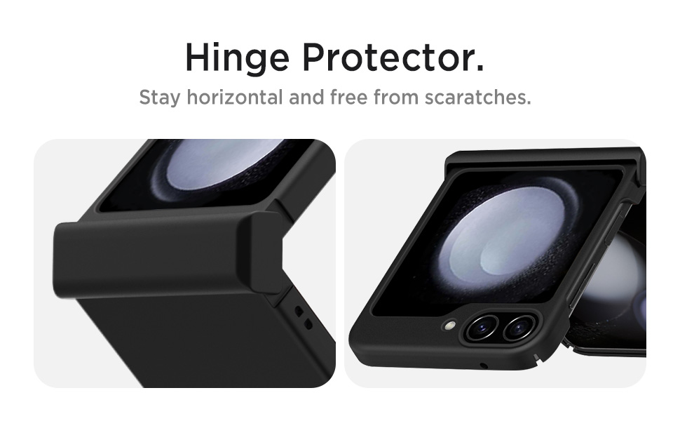 Amazon.com: Miimall Shockproof Case for Samsung Galaxy Z Flip 5 Case with Hinge Protection ...