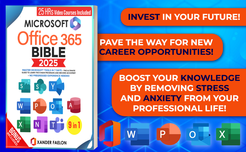 Amazon.com: Microsoft Office 365 Bible: Master Microsoft Tools in 7 Days | The Ultimate Guide To ...