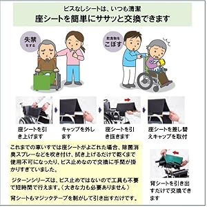 Amazon | エムズハウス：車椅子 折りたたみ 軽量 コンパクト 自走式 車いす ノーパンクタイヤ 新型 JTN-3 (ヘザーグレー（S-15）) | ノーブランド品 | 自走用車いす