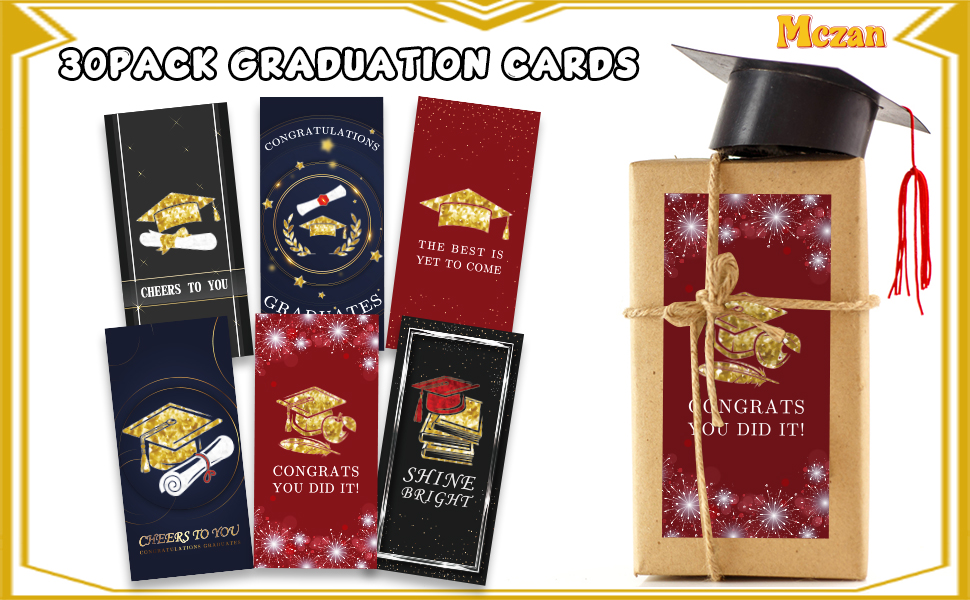 Amazon.com : 30PCS Graduation Greeting Cards, 2023 Graduation Gift ...