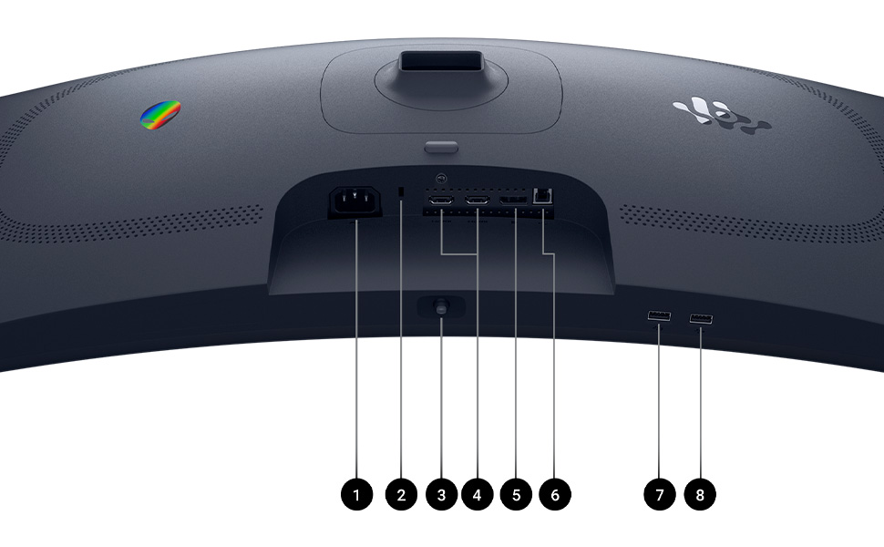 Dell Alienware AW3425DW 34.2" Curved Gaming Monitor, UW-QHD 3440 x 1440 at 240Hz, 0.03ms GTG ...