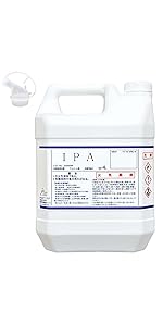 Amazon.co.jp: IPA 18l 【大容量 ノズル付き】 イソプロピルアルコール 純度99.9%以上 14kg ビー・エヌ 脱脂 ラベル剥がし ガラス掃除 (18L) : 産業・研究開発用品