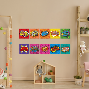 Amazon.com : 60PCS Superhero Motivational Cards, 10 Designs ...