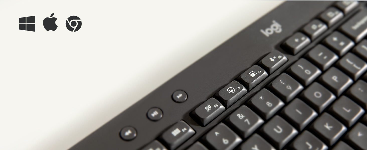 Logitech Signature K650 Wireless Keyboard with Wrist Rest, Full-Size ...