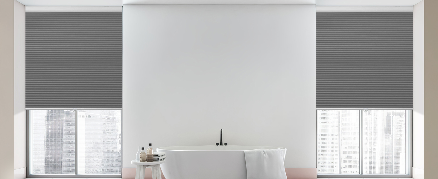 Amazon.com: HOMEDEMO Blackout Cellular Shades Cordless, Honeycomb Shade ...