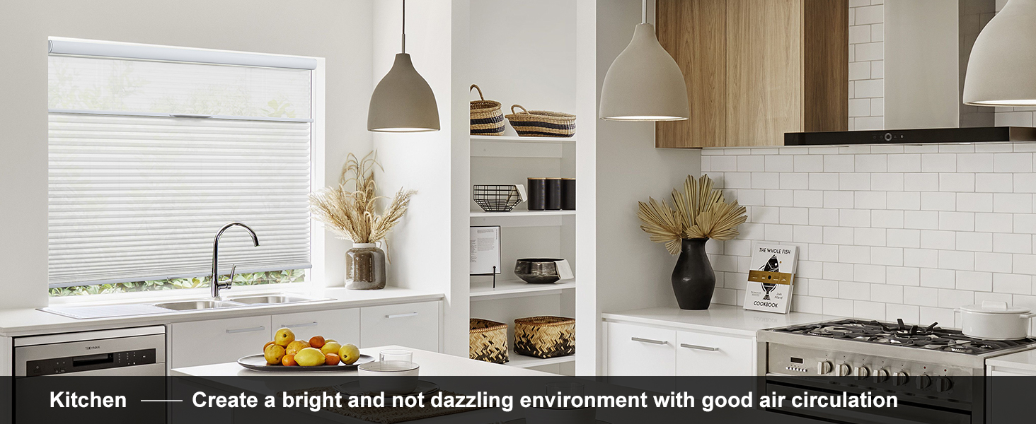 Persilux Custom Size Cellular Shades Top Down Bottom Up Cordless Light Filtering Honeycomb ...