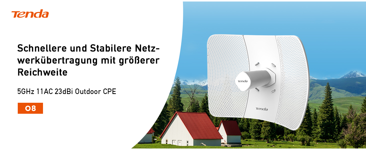 Tenda O8 Access Point Outdoor WLAN Bridge CPE: Amazon.de: Games