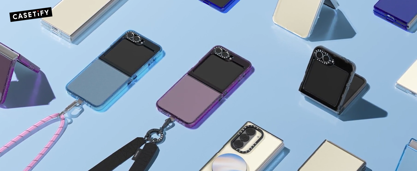 Amazon.com: CASETiFY Impact Case for Galaxy Z Flip 6 - Cute Clouds : Cell Phones & Accessories