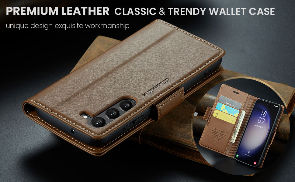 Amazon.com: SINIANL Samsung Galaxy S23 Wallet Case with RFID Blocking, Samsung S23 Case Wallet ...