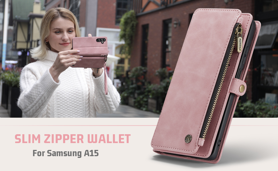 Amazon.com: Defencase Compatible with Galaxy A15 5G Case Wallet with RFID Blocking Card Holder ...