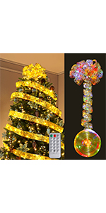 Amazon.com: Alupssuc Set of 2 18 Inch Lighted Outdoor Christmas Tree with Remote, Multi-Color ...