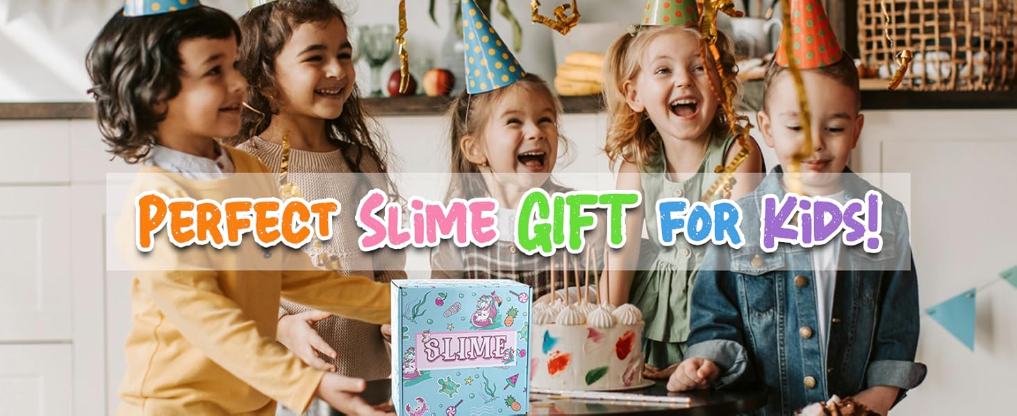 Okaybee Slime Variety Pack Different Textures, 8 Pack Slime Kit Includes Butter Slime, Rainbow ...