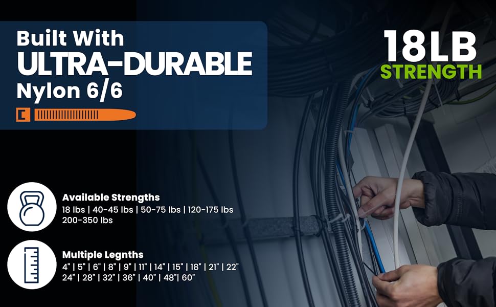 Amazon.com: ZipTie.com 5-Inch Fluorescent Pink Multi-Purpose Zip Ties - 18-lb Tensile Strength ...