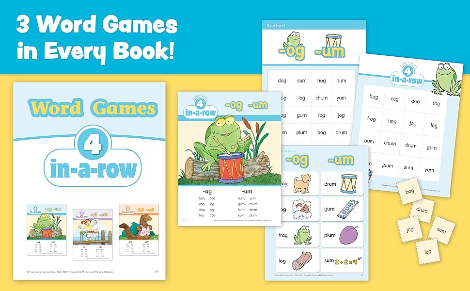 Amazon.com: Evan-Moor Decodable Stories and Phonics Activities, Level B ...