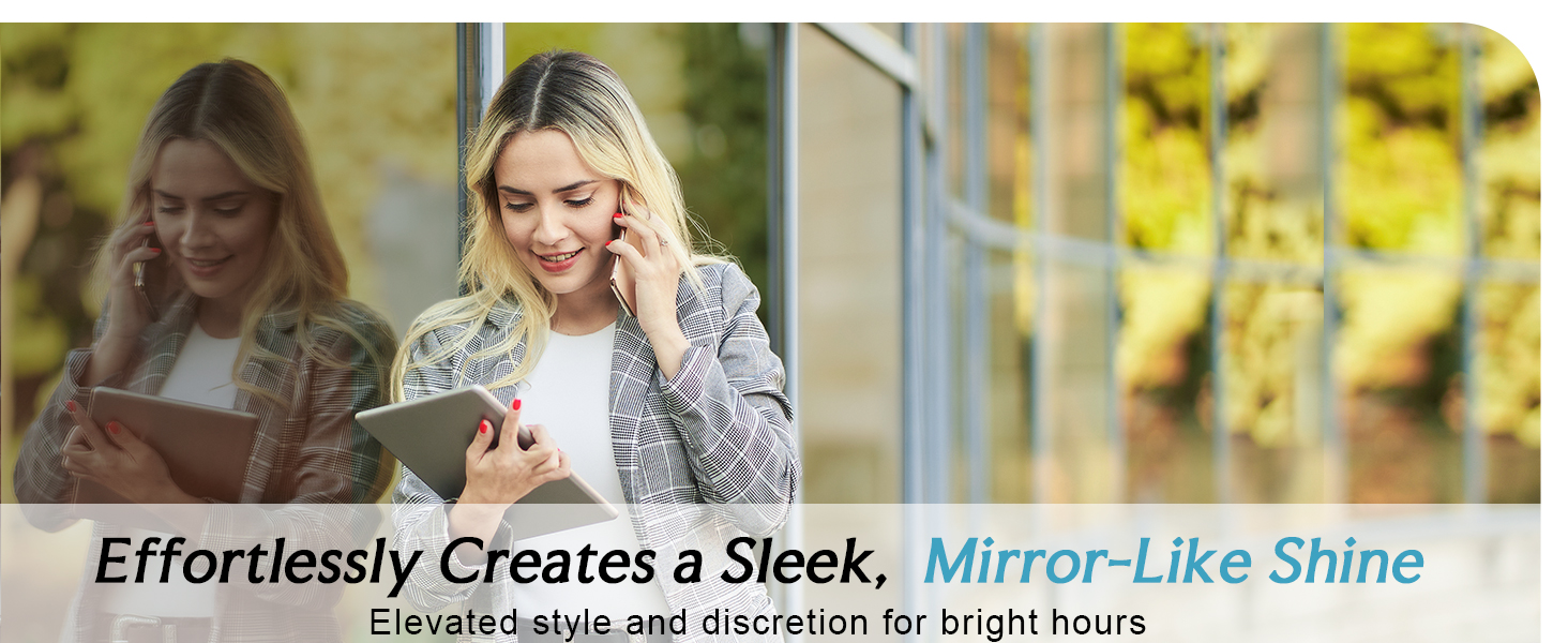 Amazon.com: DOWELL One Way Window Privacy Film with 3 Tools Window Tint for Home Sun Blocking ...