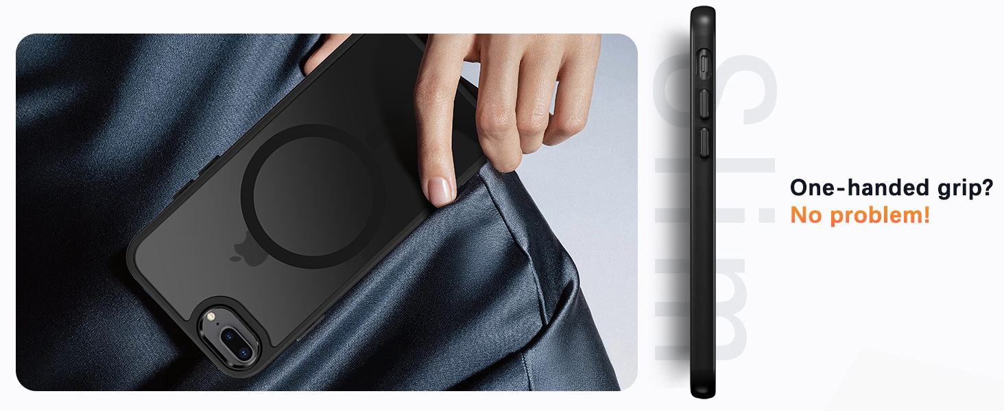 Amazon.com: DUEDUE for iPhone 8 Plus Case, iPhone 7 Plus Case Magnetic[Compatible with Magsafe ...