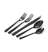 Amazon.com | Silverware Set Service for 12, 18/10 Stainless Steel, 65 Piece Set, Flatware ...