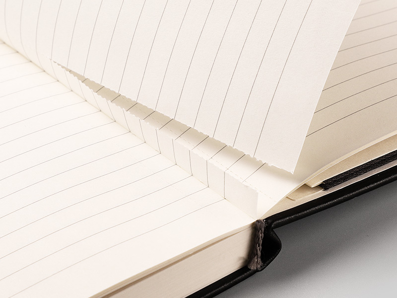 Rettacy Notebook A5 Lined Hardback 2 Pack Thick Journal With 376 Numbered Paper 2 Free Sticky