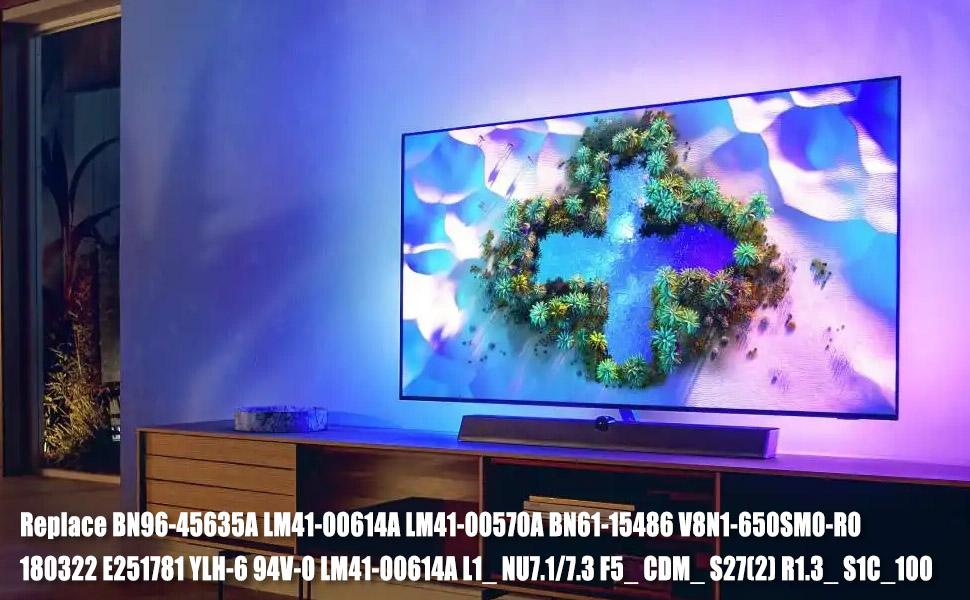 Amazon.com: LED Backlight Strips 65 inch TV Replacement Part Fit for Samsung UN65RU7300 ...