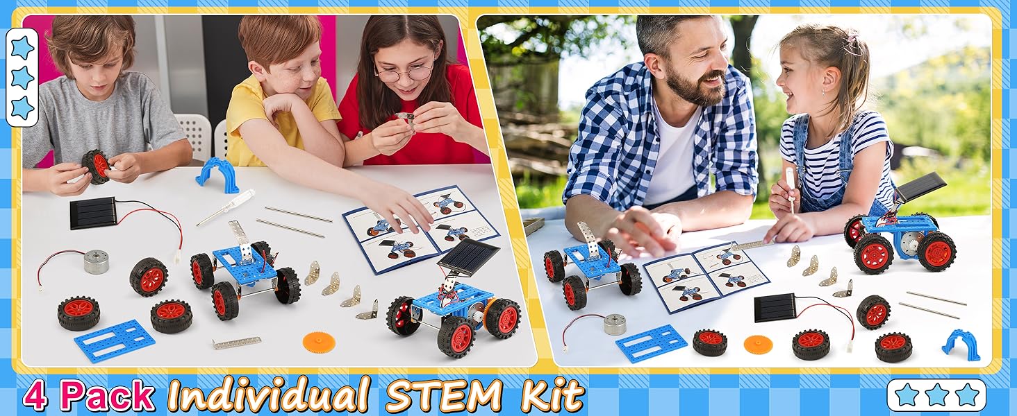 Amazon.com: Bulk STEM Solar Robot Kits, STEM Building Toys for 6 7 8 10 ...