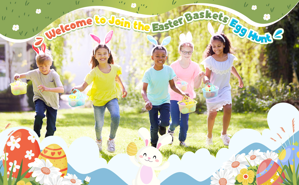 Amazon.com: SiliFine 60 Pcs Plastic Easter Baskets Bulk Small Colorful ...