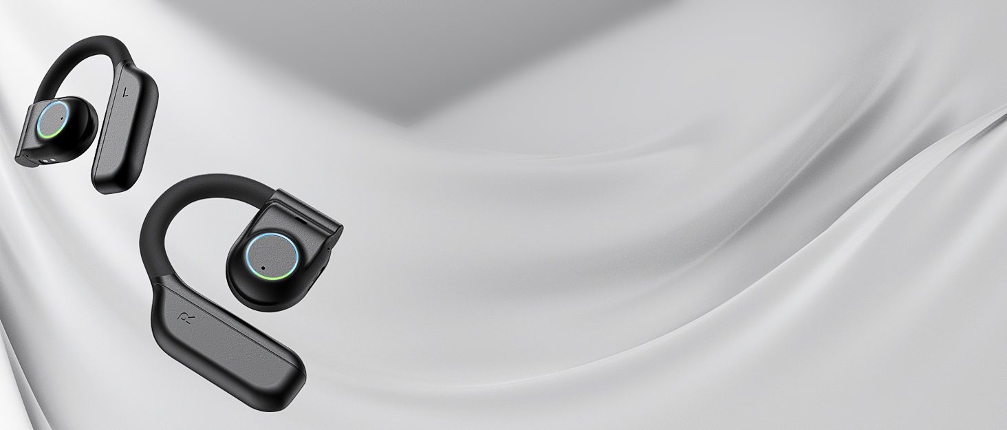 Amazon.com: YAWYORE Open Ear Headphones Wireless Bluetooth 5.3 Earbuds ...