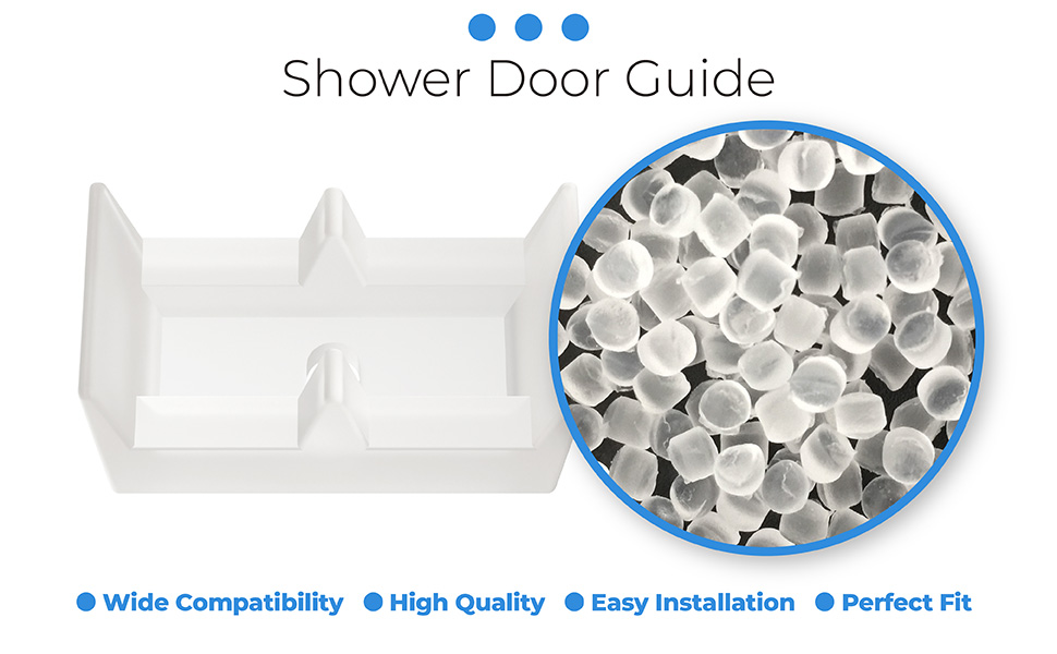 PalpitateC Framed Sliding Shower Door Opaque Bumpers for Sliding Shower Door and Sliding Tub ...