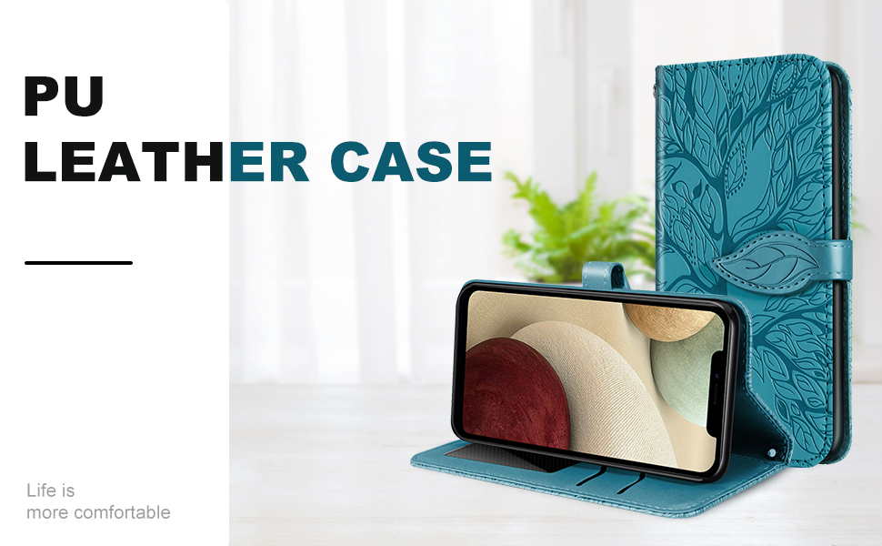 Amazon.com: Varohix Samsung Galaxy A25 5G Wallet Case with Card Holder/Slot, Slim Flip Folio PU ...