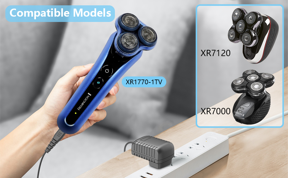 Amazon.com: 5V Charger for Remington Shaver Compatible with Remington XR7000 XR7120 XR1770-1TV ...