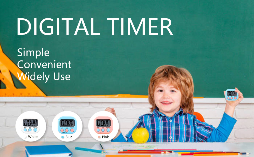 Amazon.com: Mithrim Multi-Functional Timer Magnetic Backing, Large Screen Count & Countdown ...