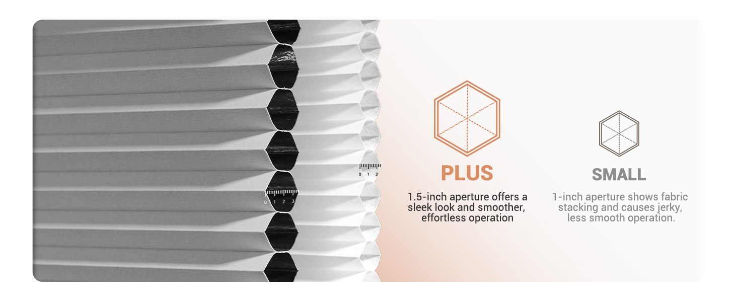 Amazon.com: HOTSOON No Drill No Tools Blackout Cellular Shades Top Down Bottom Up Cordless ...