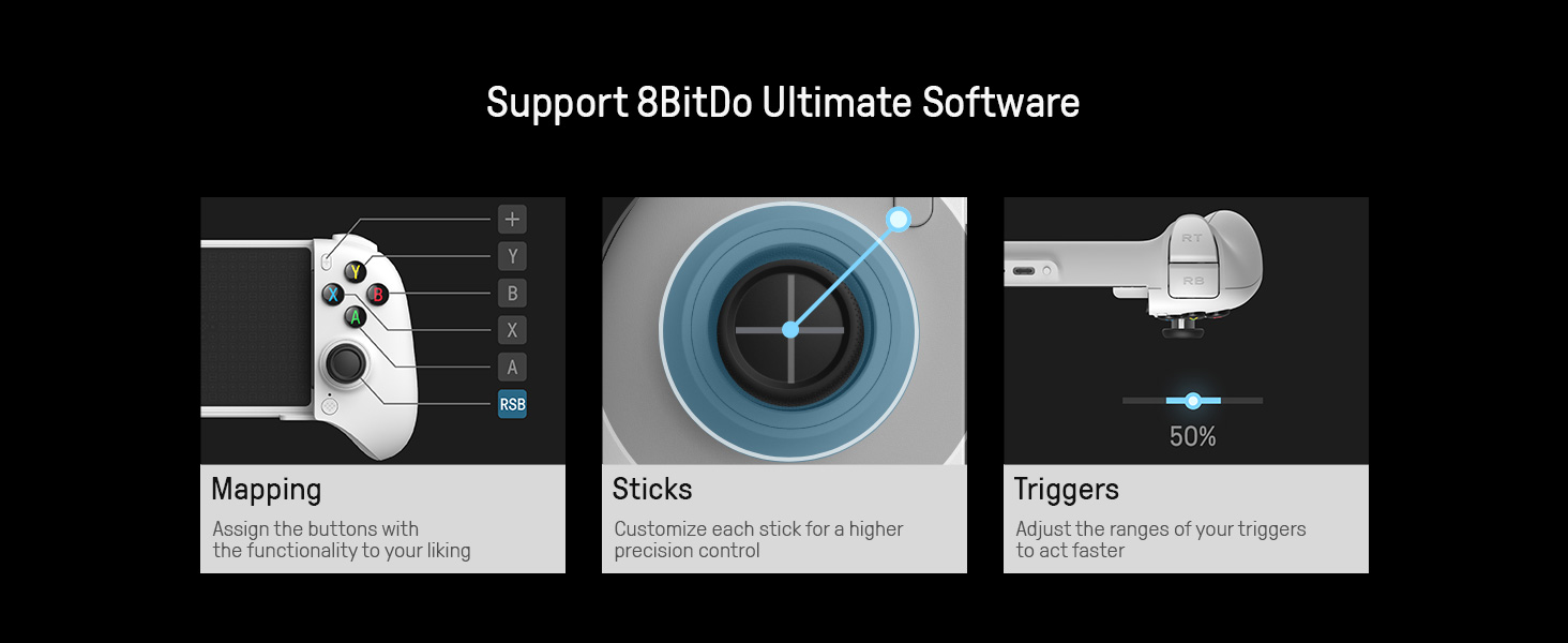 Amazon.com: 8Bitdo Ultimate Mobile Gaming Controller for Android ...