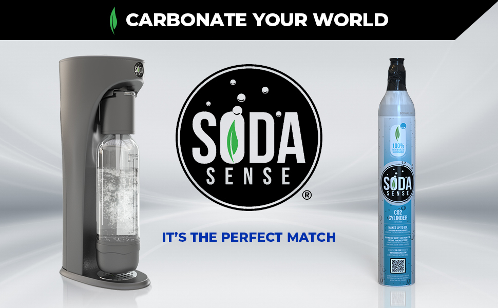 Amazon.com: The Soda Sensei Sparkling Water Maker by Soda Sense, Carbonate Anything, Easy to ...